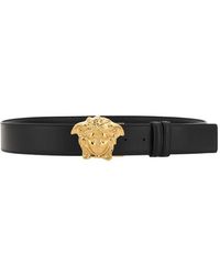 Versace Medusa Head Belt in Black for Men | Lyst UK