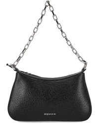 McQueen T-Bar Mini Handbag in Brown | Lyst UK