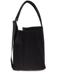 Homme Plissé Issey Miyake Utility Tote Bag in Blue for Men Homme Plissé Issey Miyake Utility Tote Bag in Blue for Men