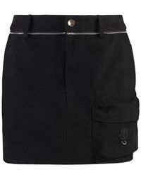 Moncler Genius X Willow Smith Mini Skirt in Black | Lyst