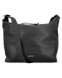 Loewe Gusset Flat Crossbody Bag in Black for Men | Lyst Loewe Gusset Flat Crossbody Bag in Black for Men | Lyst