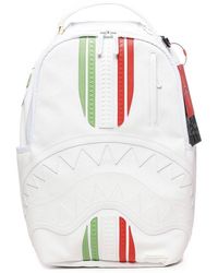 Sprayground Italy Racing Stripes Backpack in Black | Lyst
