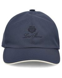 Loro Piana Embroidered Logo Baseball Cap in Natural for Men | Lyst