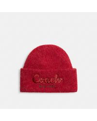 COACH New Year Oversized Muffler With Embroidered Snake Script | Lyst