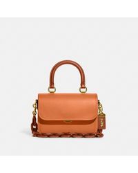 COACH Rogue Top Handle In Colorblock in Black | Lyst