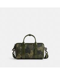 COACH Gotham Duffle 45 In Signature Camo Print in Black for Men | Lyst