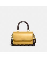 COACH Rogue Top Handle In Colorblock in Black | Lyst Canada