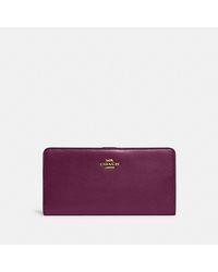 Purple COACH Wallets and cardholders for Women | Lyst