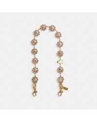COACH Short Jewelry Chain Strap | Lyst