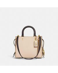 COACH Rogue 25 In Colorblock With Tea Rose in Pink | Lyst