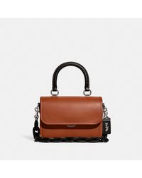 COACH Rogue Top Handle In Colorblock in Black | Lyst Canada