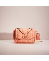 COACH Restored Pillow Madison Shoulder Bag With Quilting in Blue | Lyst