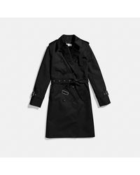 COACH Raincoats and trench coats for Women - Lyst.com