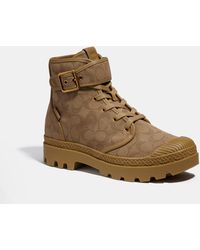 Coach Outlet Citysole Chelsea Boot In Signature Canvas in Black for Men ...