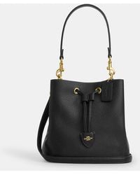 COACH Rowan Bucket Bag in White | Lyst