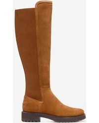 Cole Haan Lyndon Waterproof Equestrian Tall Boots in Black | Lyst