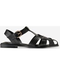 Cole Haan Rosette Fisherman Sandals in Natural | Lyst