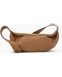 COS Swing Crossbody - Leather in Natural | Lyst