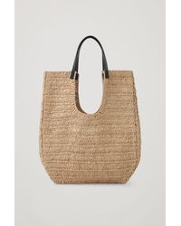 COS Cotton Quilted Mini Bag in Green - Lyst