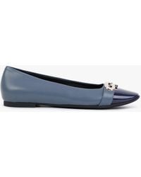 Navy Blue Ballet flats and ballerina shoes for Women | Lyst