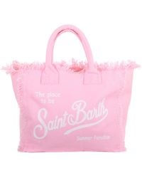 MC2 Saint Barth Borsa Vanity Bandana Round in Pink | Lyst UK