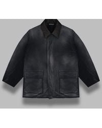 AURALEE Product Dyed Organic Cotton Duck Painter Pants for Men | Lyst