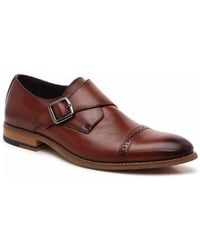 Stacy Adams Desmond Monk Strap Slipon in Black for Men | Lyst