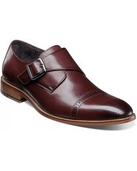 Stacy Adams Desmond Monk Strap Slipon in Black for Men | Lyst
