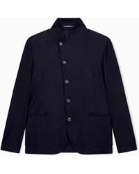 Emporio Armani Formal Jackets in Grey for Men | Lyst UK