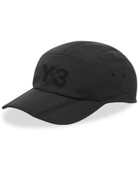 Y-3 Synthetic Y3 Foldable Cap in Black for Men - Lyst