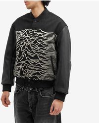 Pleasures Smoke Knitted Varsity Jacket in Black for Men | Lyst Pleasures Smoke Knitted Varsity Jacket in Black for Men | Lyst