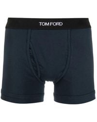 Tom Ford Logo-Waistband Boxer Briefs in Green for Men | Lyst UK