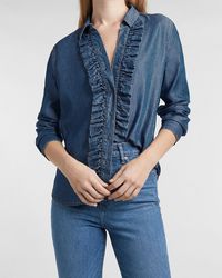 Ruffle Shirts for Women - Up to 82% off at Lyst.com
