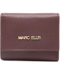 Marc Ellis Logo-Plaque Wallet in Black | Lyst UK