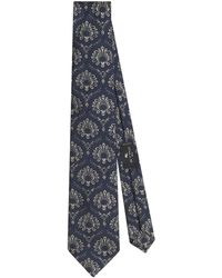 Etro Tie in White for Men | Lyst UK