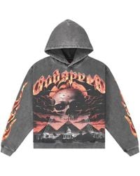 Godspeed Echoes Of Empires Graphic-Print Hoodie in Grey for Men | Lyst UK