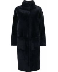 Liska Reversible Coat in Black | Lyst UK