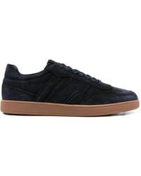 JOHN HARRISON Suede Panelled Sneakers in Brown for Men | Lyst UK