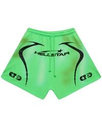 HELLSTAR Warm Up Printed Shorts in Metallic for Men | Lyst UK