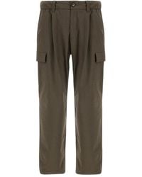Herno Cargo-Pockets Tapered Pants in Black for Men | Lyst UK