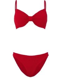 Hunza G 'Alicia' Bikini in Pink | Lyst UK