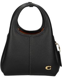 COACH 19 Lana Leather Tote Bag in Brown | Lyst UK