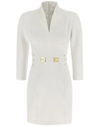 Elisabetta Franchi Short Dresses in White | Lyst