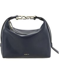 Furla Tonie Metal Logo Chain Shoulder Bag in Red | Lyst UK