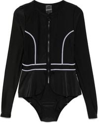 Duskii Elle Long-Sleeved Swimsuit in Red | Lyst