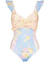 LoveShackFancy Monokinis and one-piece swimsuits for Women - Lyst.com