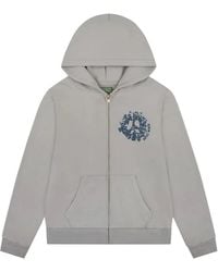 DENIM TEARS Zip-Up Cee-Lo Hoodie in White for Men | Lyst UK