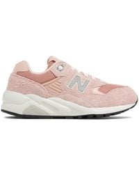 New Balance Suede Logo Sneakers in Green | Lyst UK