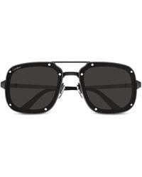 Cartier Pilot-Frame Sunglasses in Blue for Men | Lyst UK