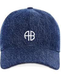Anine Bing Logo-Embroidered Jeremy Baseball Cap in Black | Lyst UK